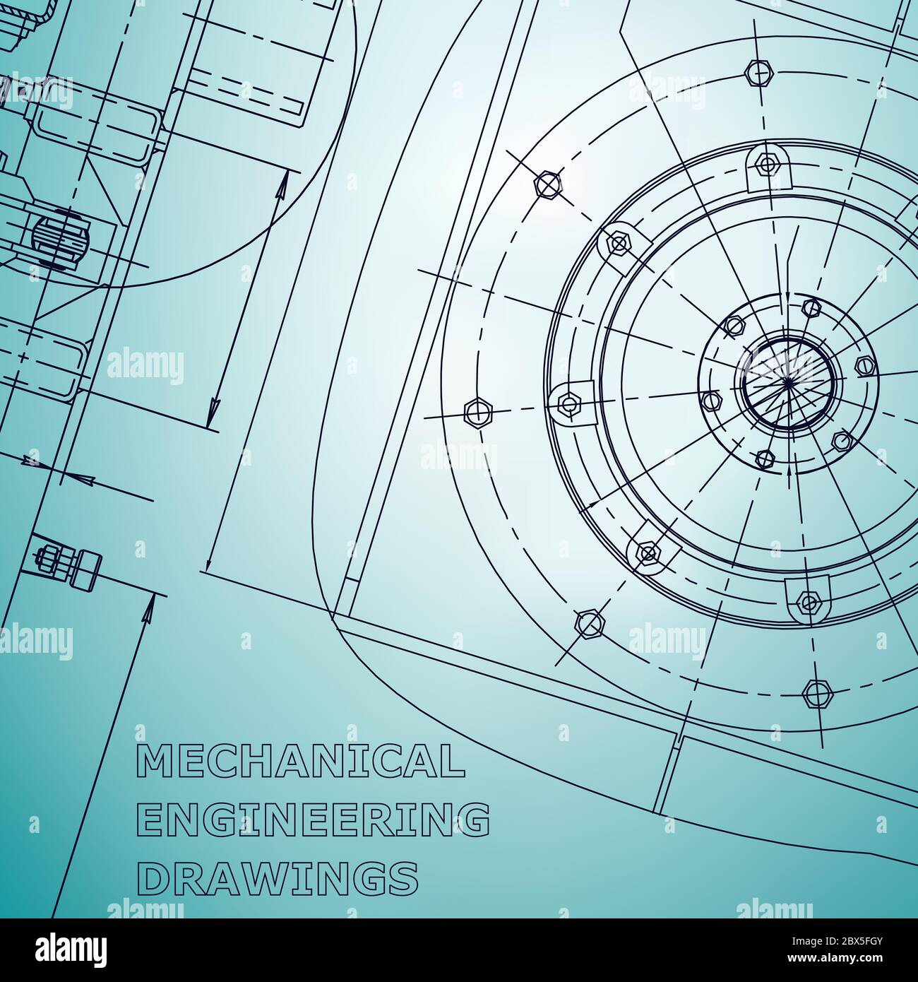 Blueprint, Sketch. Vector engineering illustration. Corporate Identity ...