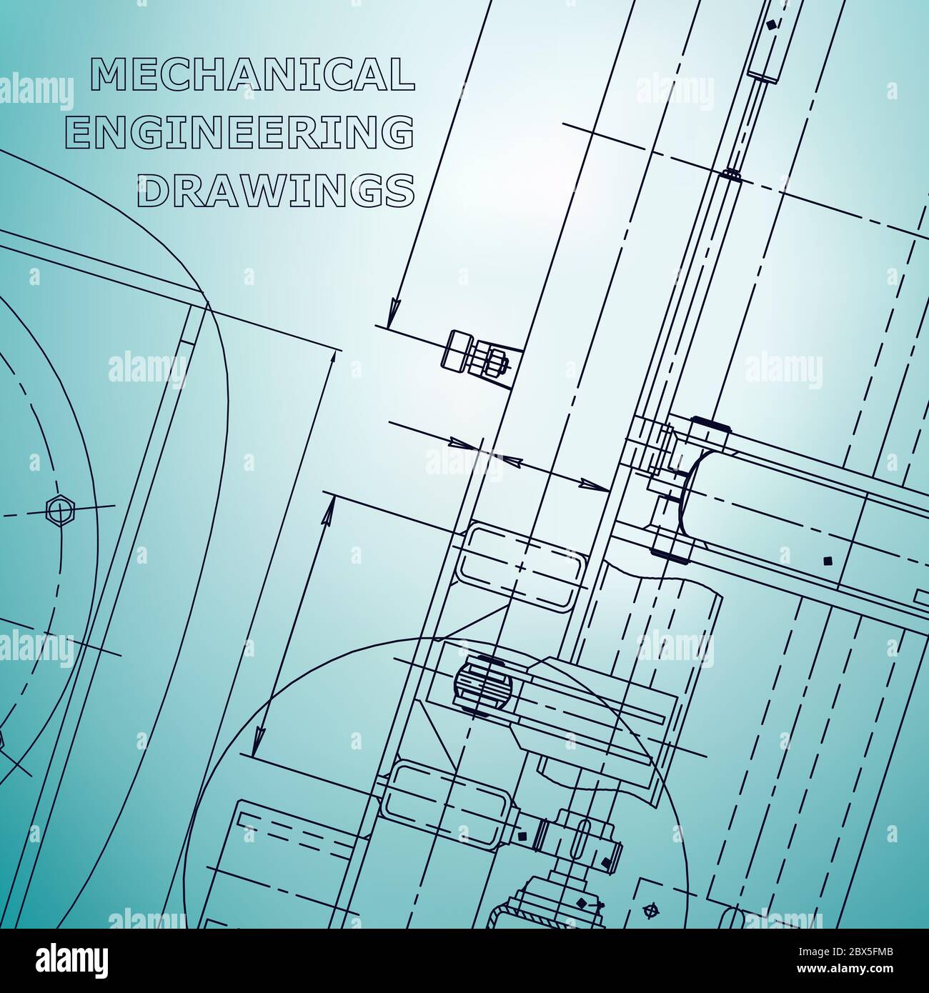 Blueprint, Sketch. Vector engineering illustration. Corporate Identity ...