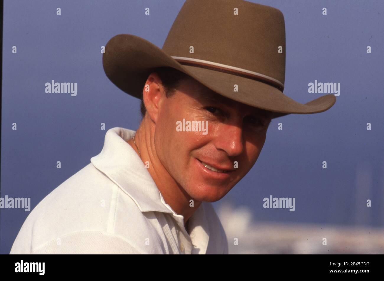 Motor Cycling 500cc World Champion Wayne Gardner portrait in Monte ...