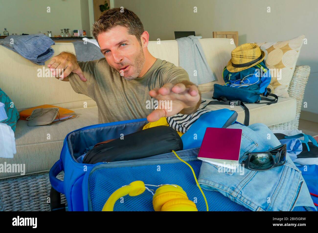 Suitcase Packing Mess High Resolution Stock Photography and Images - Alamy