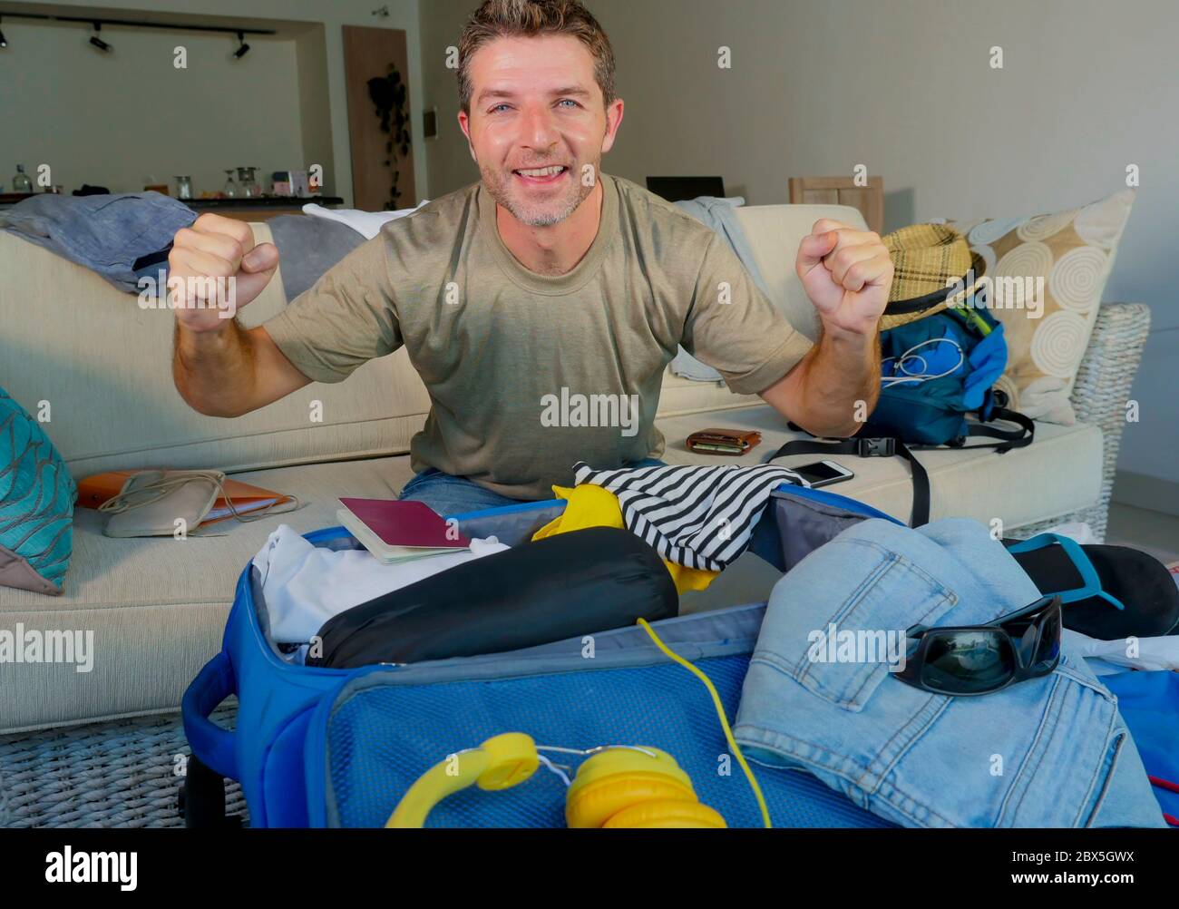 Suitcase Packing Mess High Resolution Stock Photography and Images - Alamy