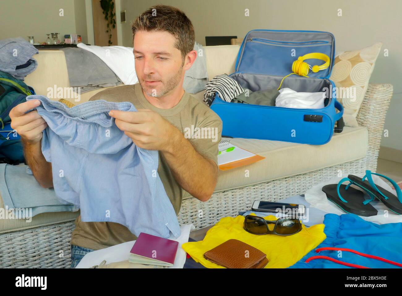 Suitcase Packing Mess High Resolution Stock Photography and Images - Alamy