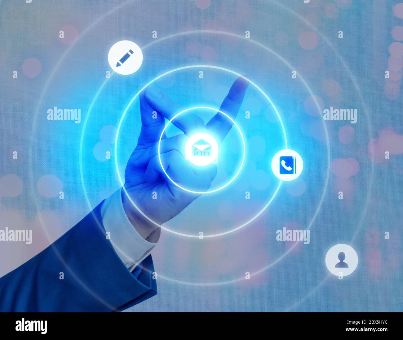 Information Digital Technology Network Connection Infographic Elements ...