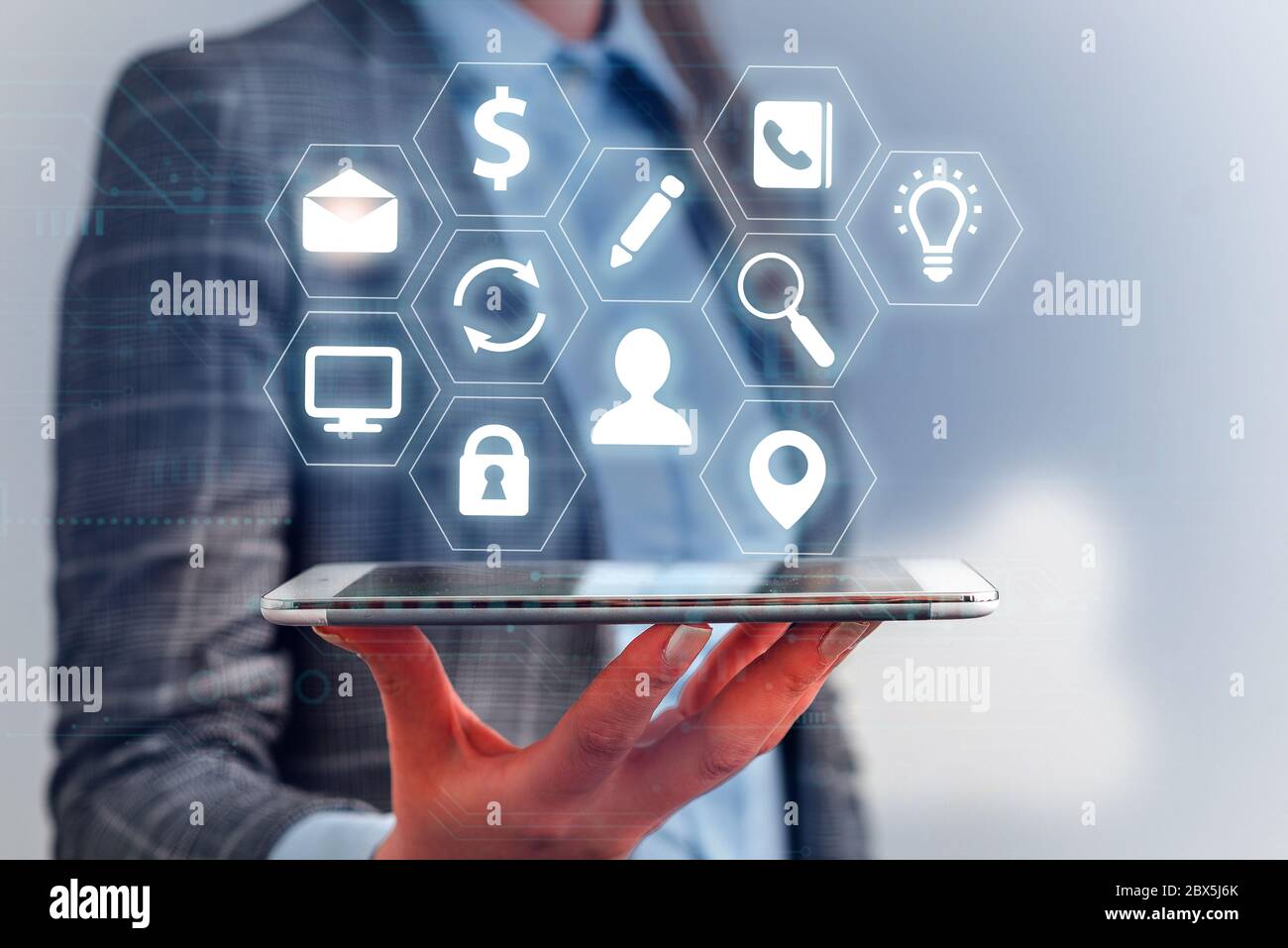 Grids And Different Set Up Of The Icons Latest Digital Technology ...