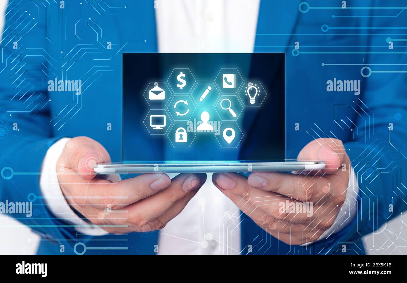 Grids And Different Set Up Of The Icons Latest Digital Technology ...