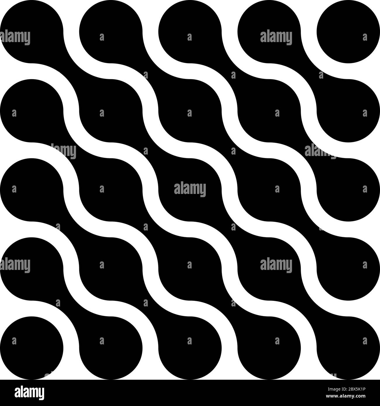 Connected dots in a shape of square. Black silhouette abstract design ...