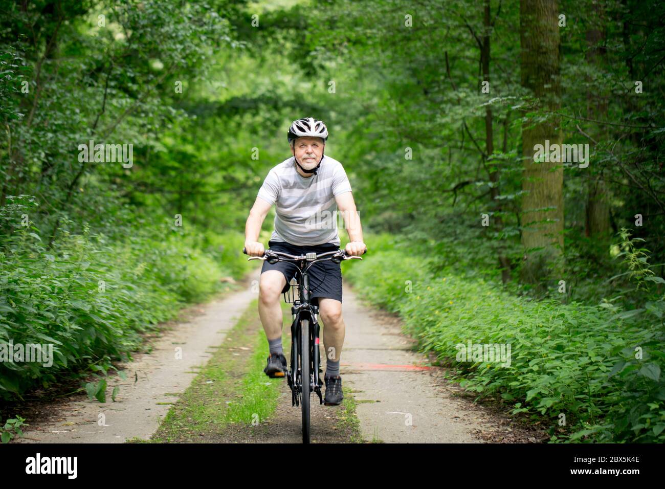 Mature older biker hi-res stock photography and images - Alamy