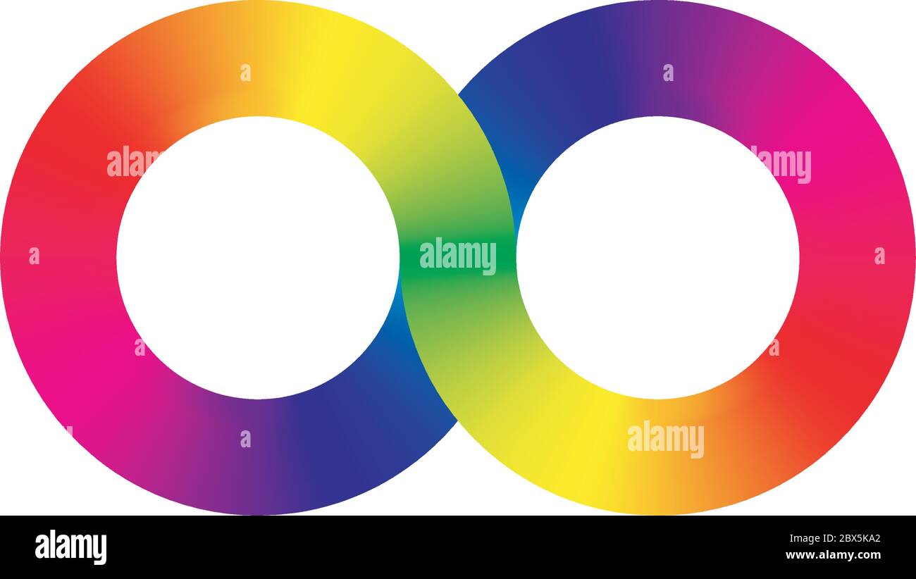 Infinity symbol icon, aka lemniscate, looks like sideways number eight ...