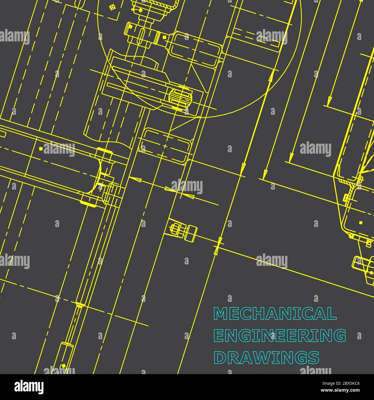 Blueprint. Vector engineering illustration. Technical illustrations ...