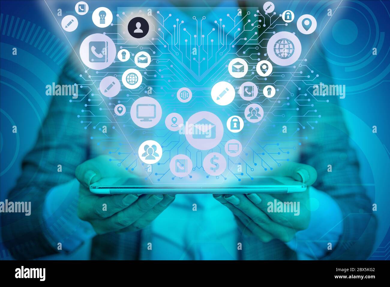 Grids And Different Set Up Of The Icons Latest Digital Technology ...