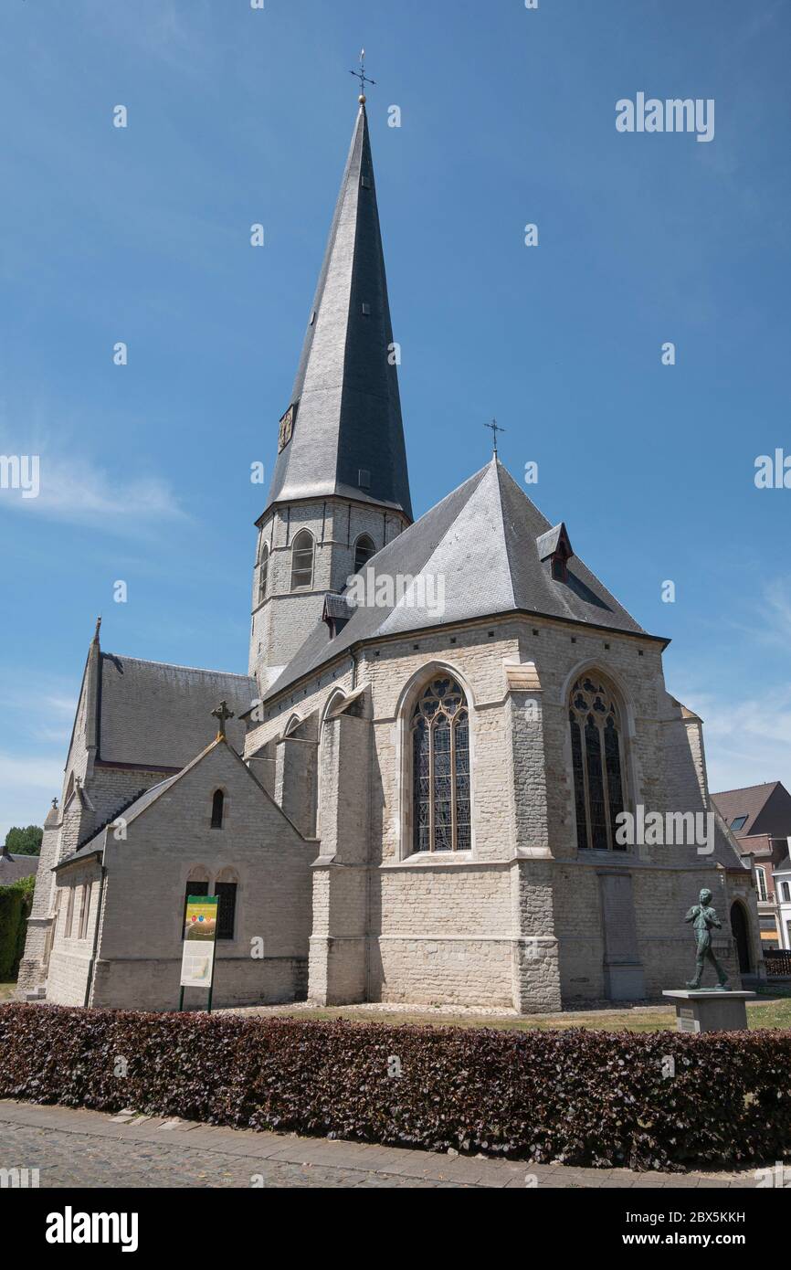 Bazel, Belgium, June 1, 2020, The church of the village Stock Photo - Alamy