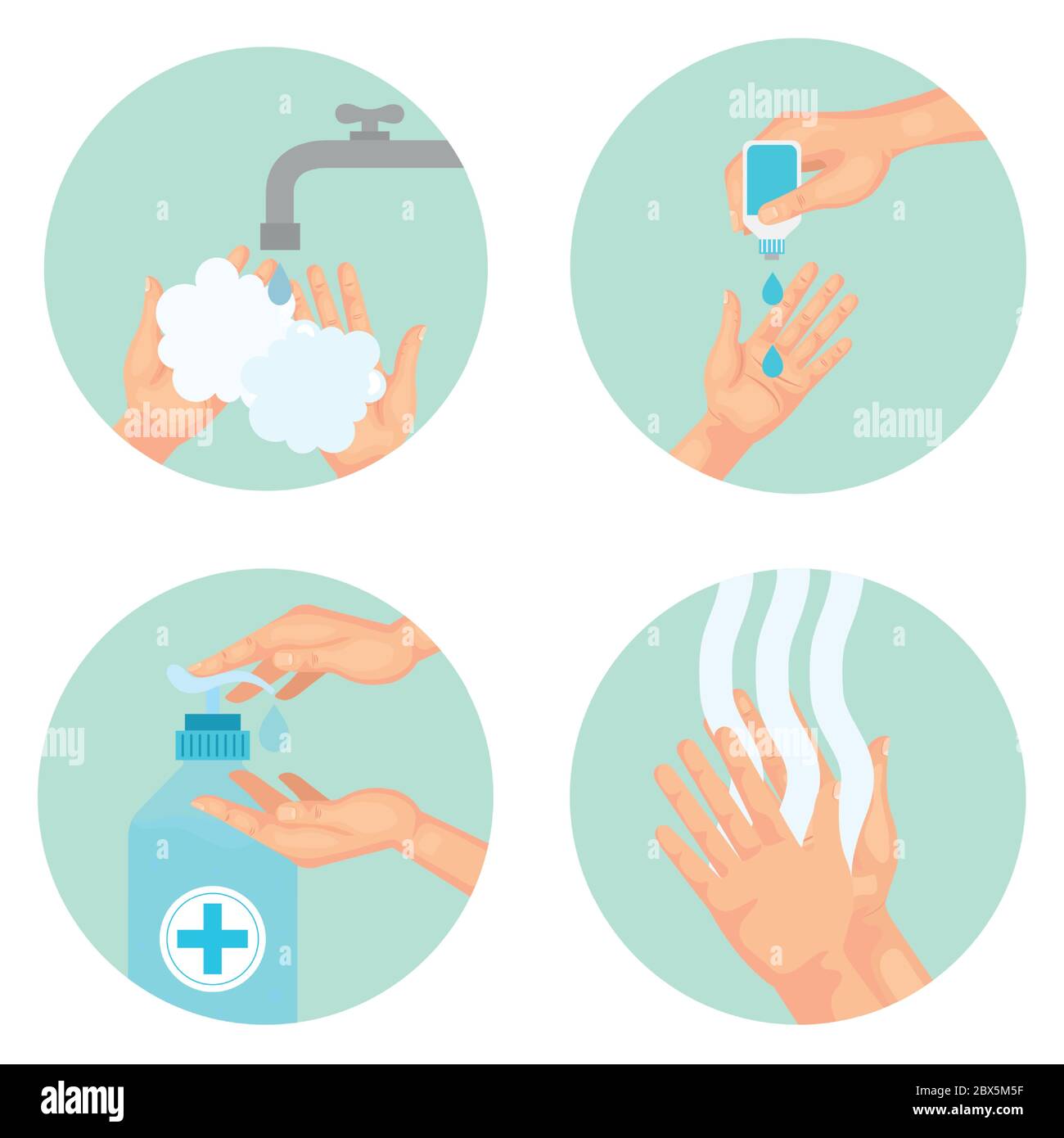 Hands technique Stock Vector Images - Alamy