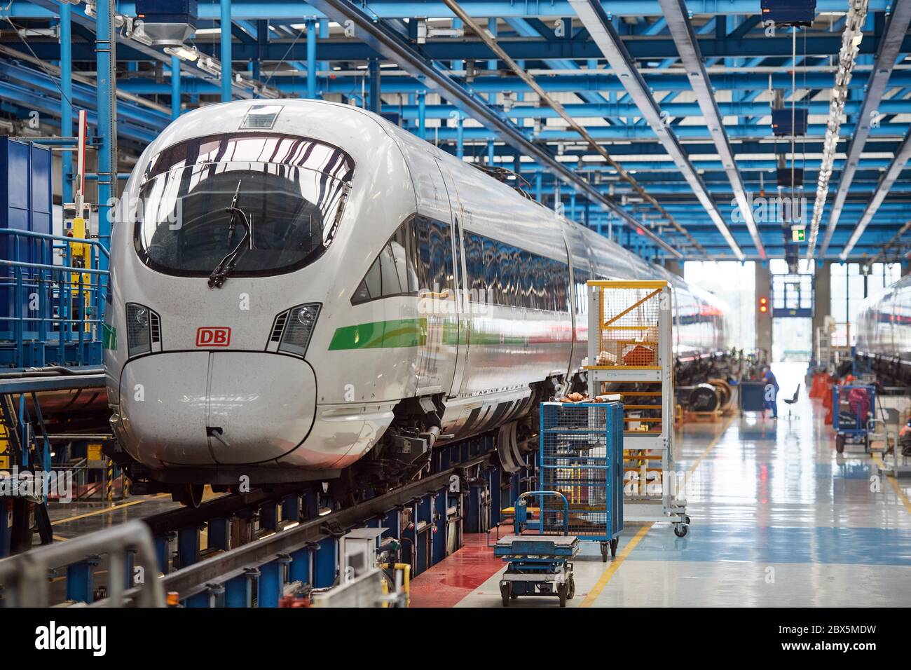 Dortmund, Germany. 05th June, 2020. The logo of the railway can be seen ...