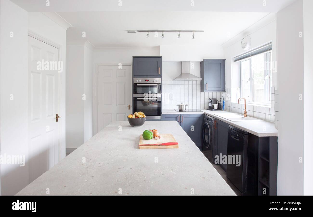 Picture of a clean and tidy kitchen interior Stock Photo - Alamy