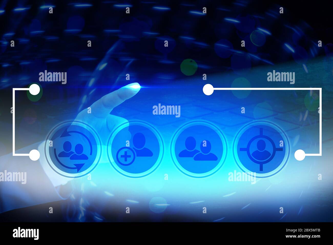 Information Digital Technology Network Connection Infographic Elements ...