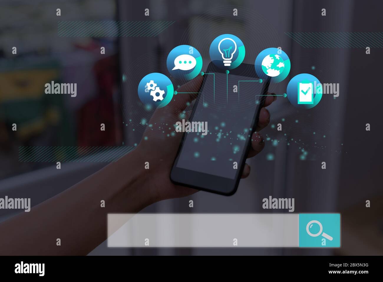 Grids And Different Set Up Of The Icons Latest Digital Technology ...