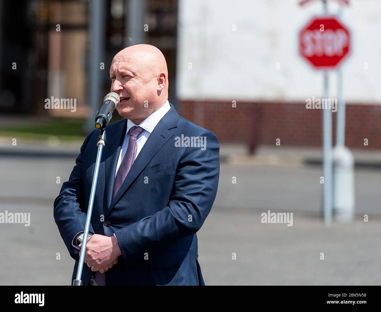 Kadan, Czech Republic. 05th June, 2020. CEO of energy group CEZ Daniel ...