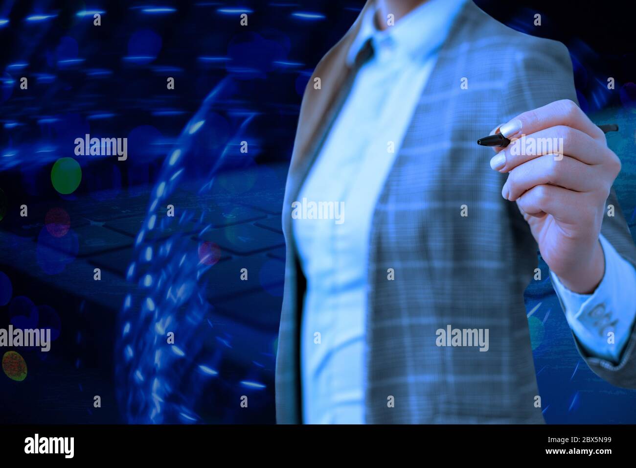 Touching Screen Digital Application Marking Important Details In ...