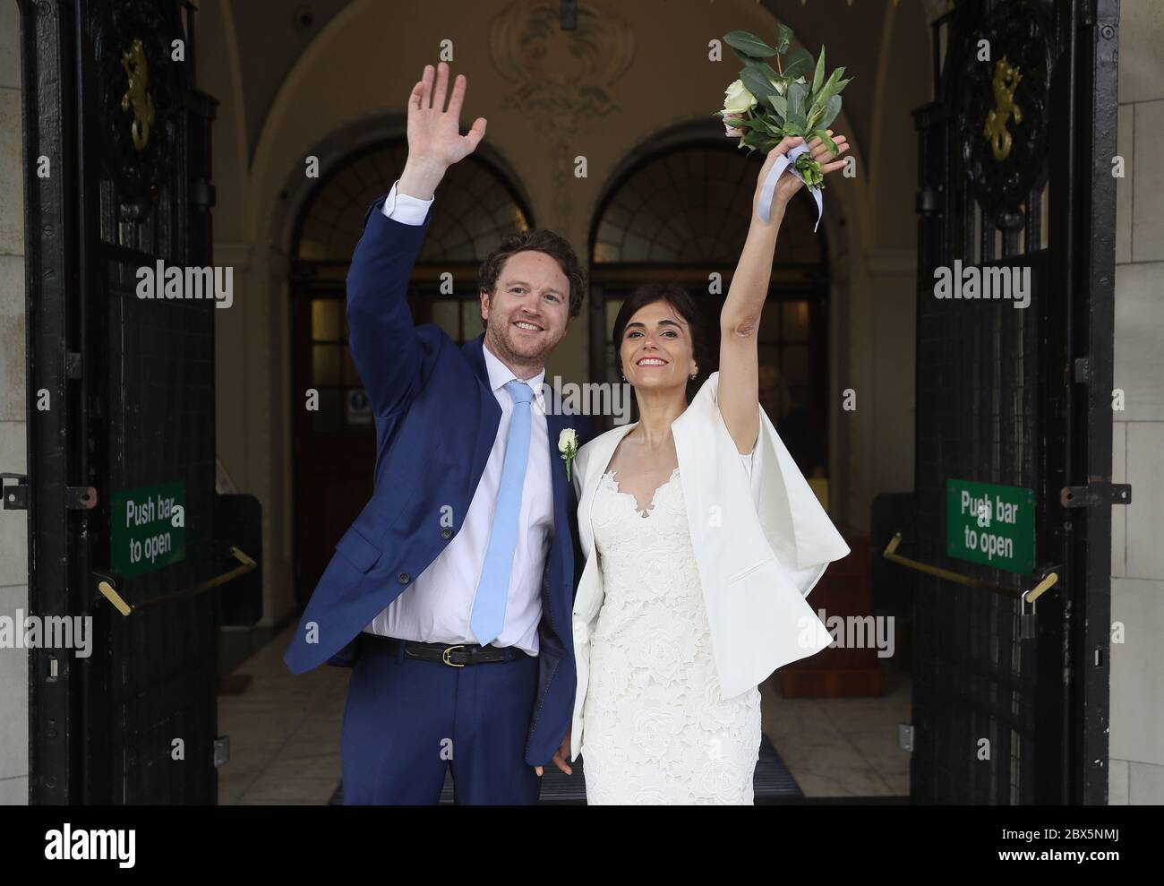 Michael McCaw, from Belfast, and Lucrecia Landeta Garcia, originally ...