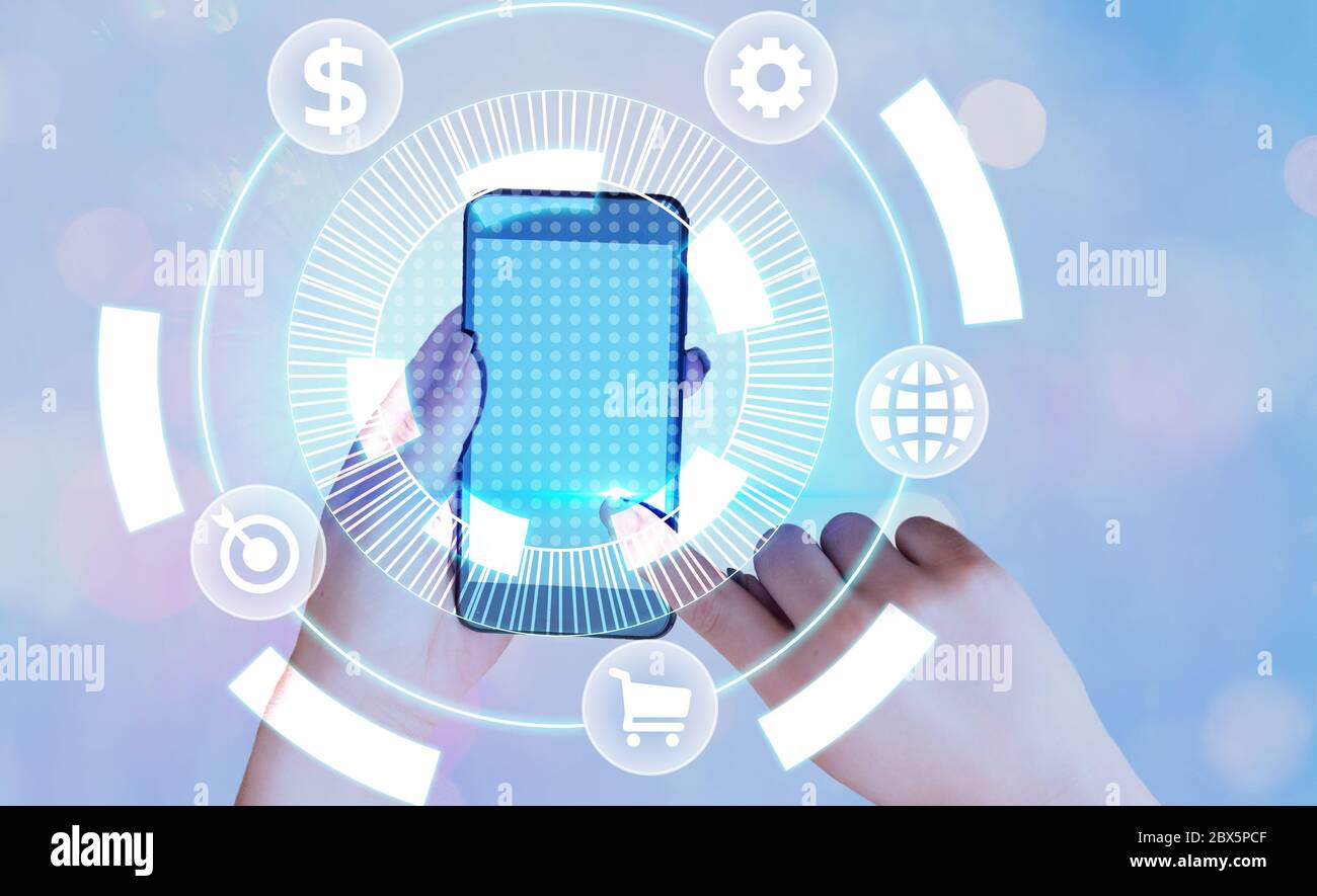 Information Digital Technology Network Connection Infographic Elements ...