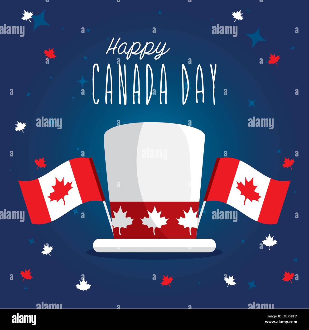 Canada day hat Stock Vector Images - Alamy