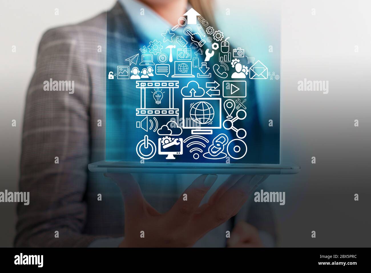 Information Digital Technology Network Connection Infographic Elements ...