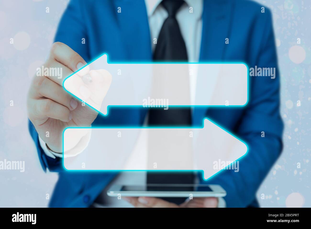 Competitiveness Symbol In Diverging Opposite Views Business Choice ...