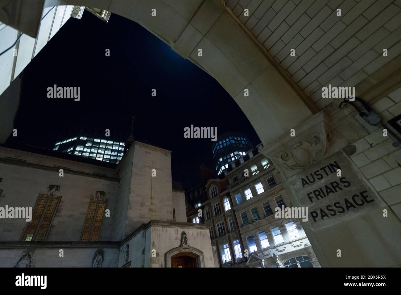 Austin friars night hi-res stock photography and images - Alamy