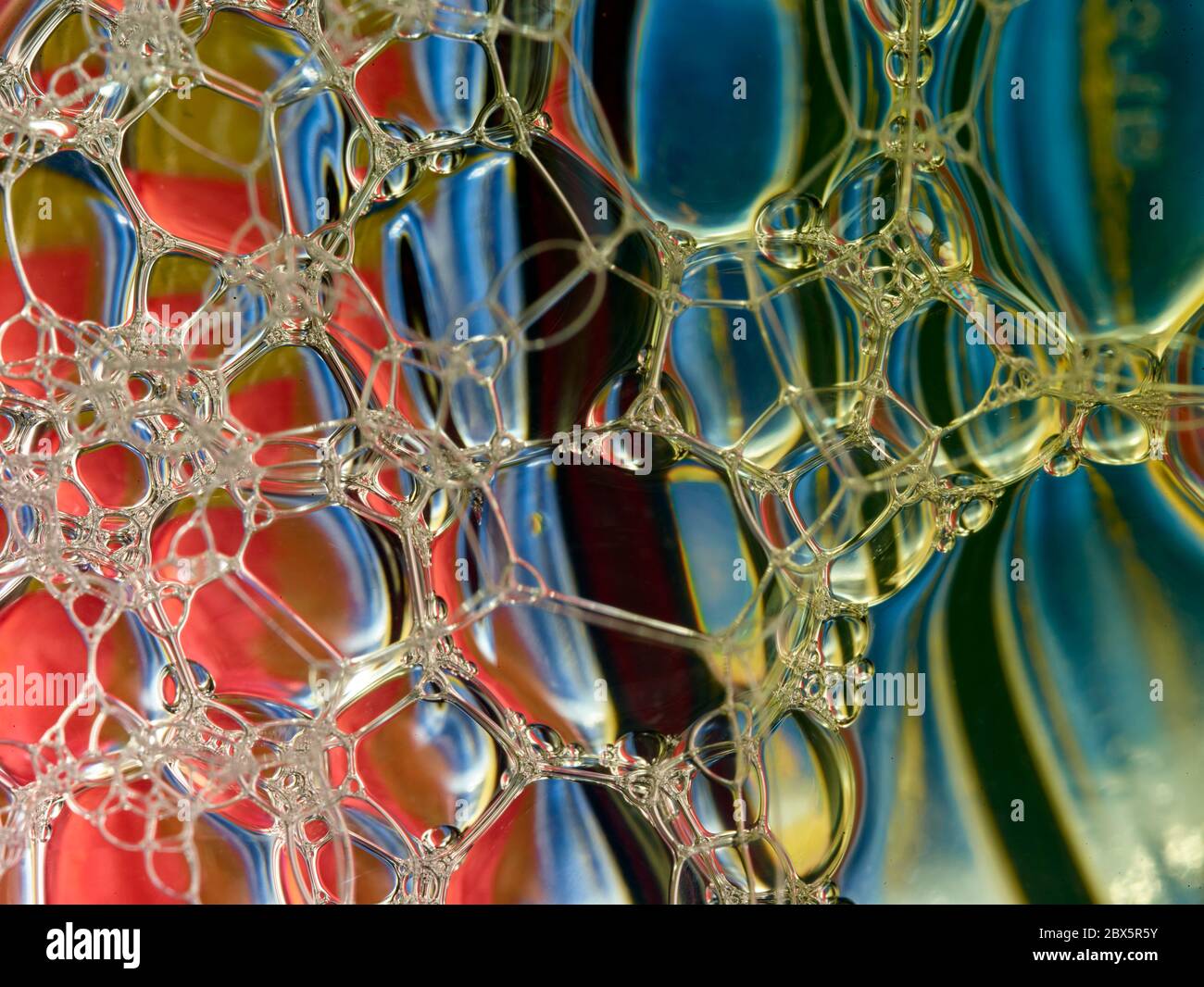 Colourful bubbles still=life symbolising the myriad patterns of human ...
