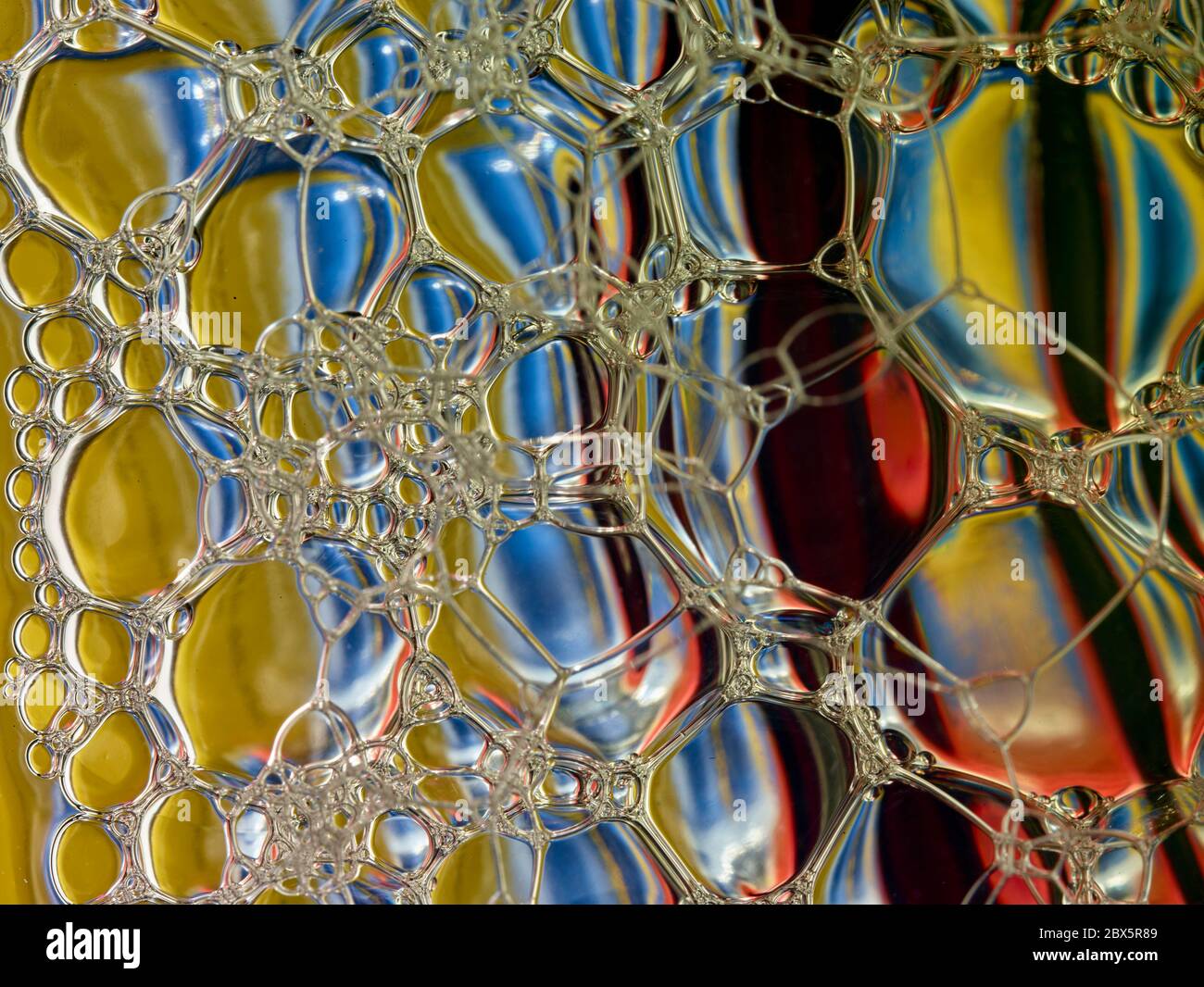 Colourful bubbles still=life symbolising the myriad patterns of human ...