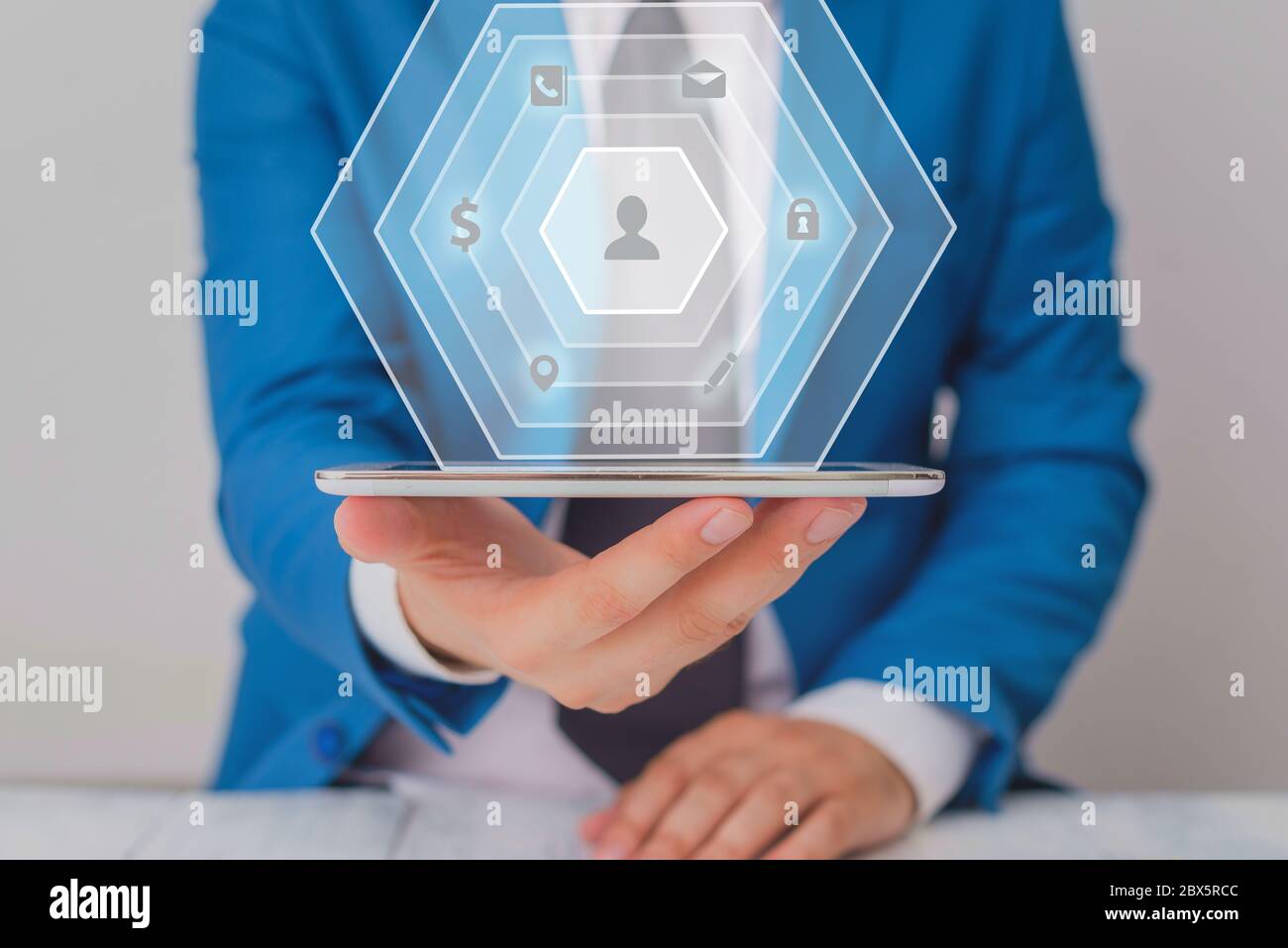 Information Digital Technology Network Connection Infographic Elements ...