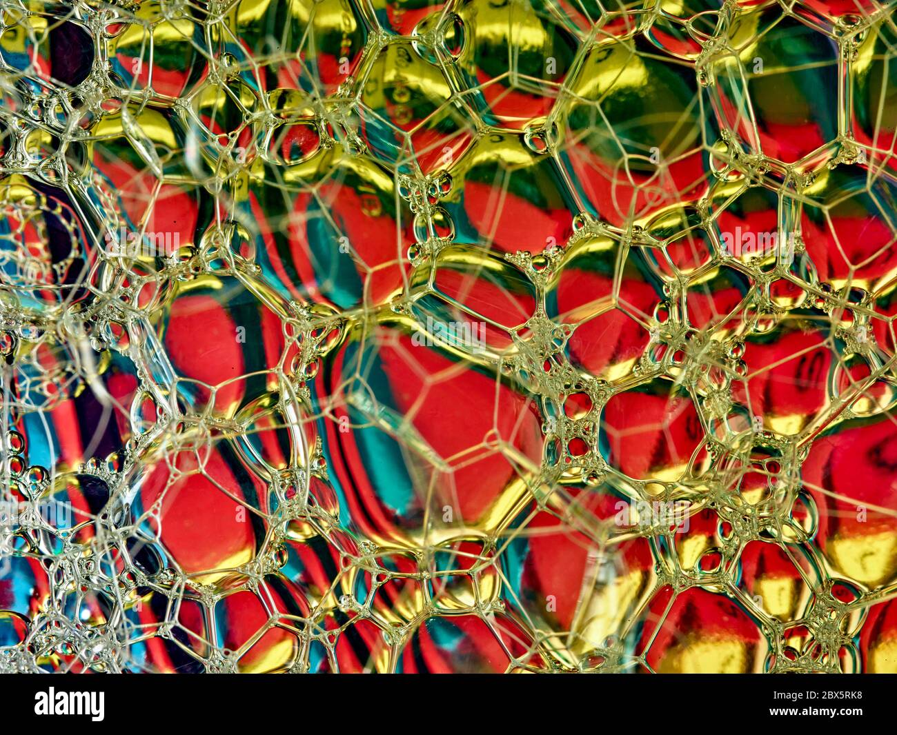 Colourful bubbles still=life symbolising the myriad patterns of human ...
