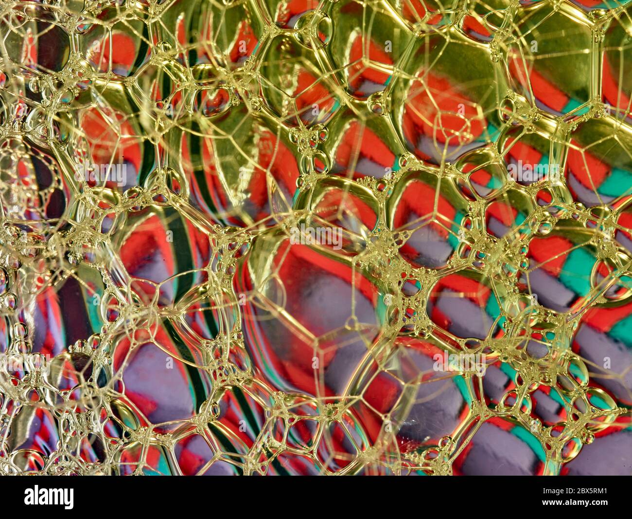 Colourful bubbles still=life symbolising the myriad patterns of human ...