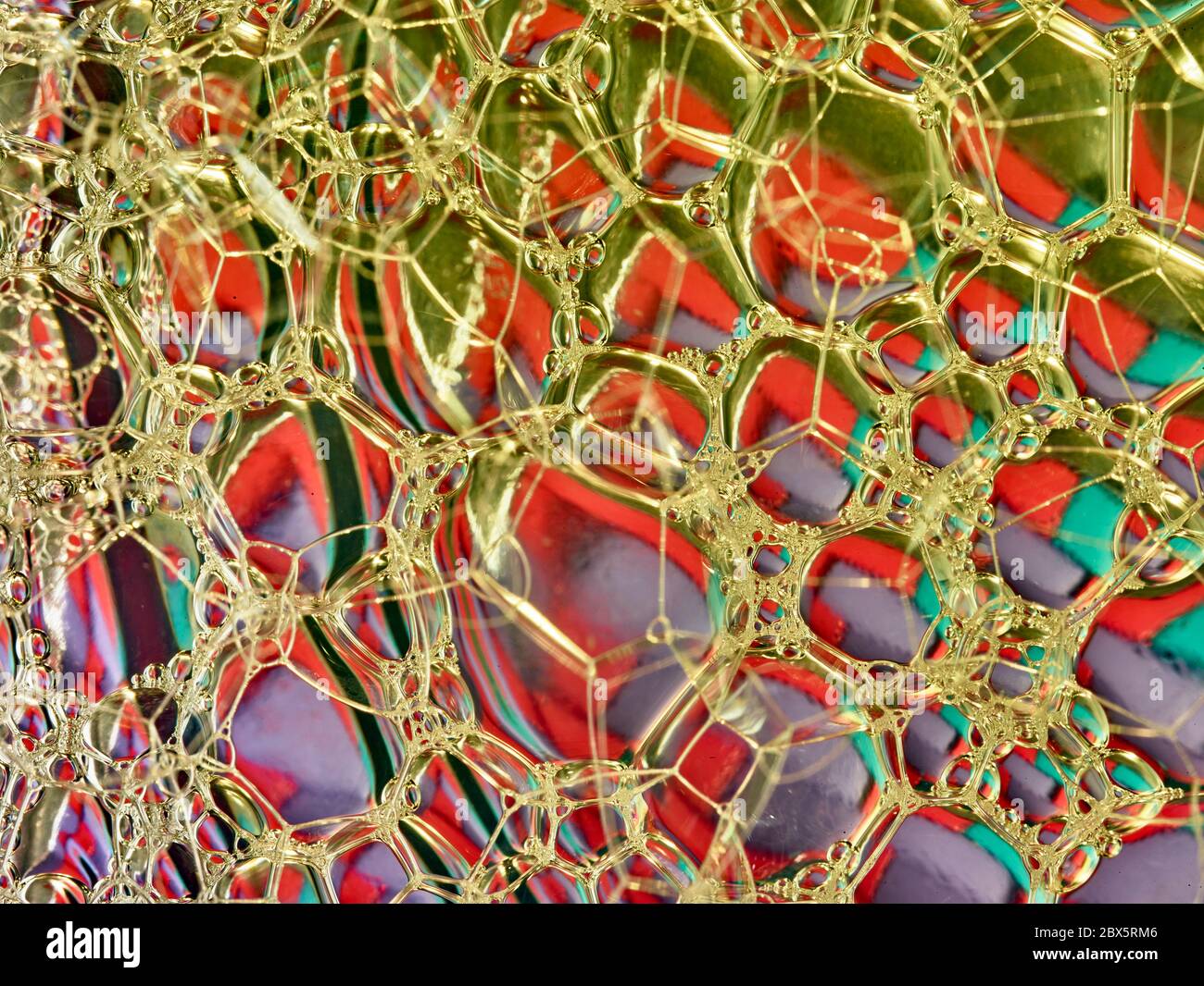 Colourful bubbles still=life symbolising the myriad patterns of human ...