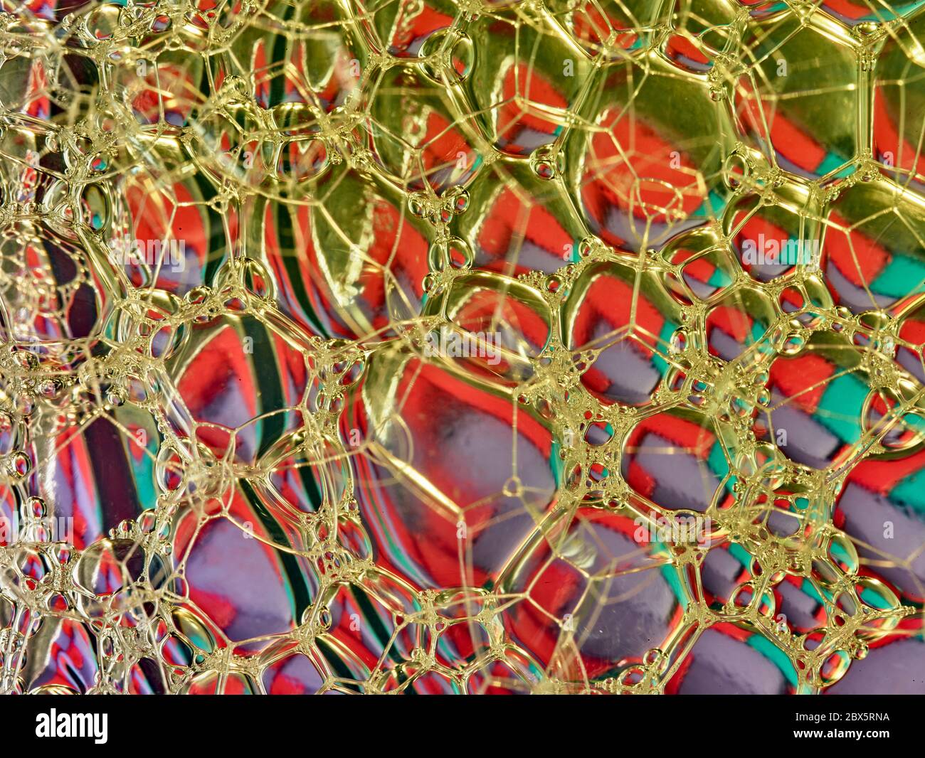 Colourful bubbles still=life symbolising the myriad patterns of human ...