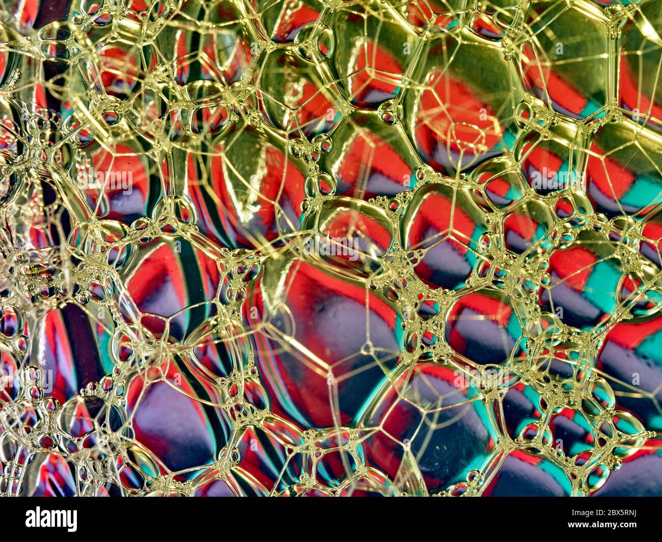Colourful bubbles still=life symbolising the myriad patterns of human ...