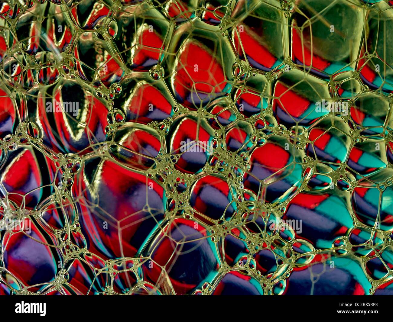 Colourful bubbles still=life symbolising the myriad patterns of human ...