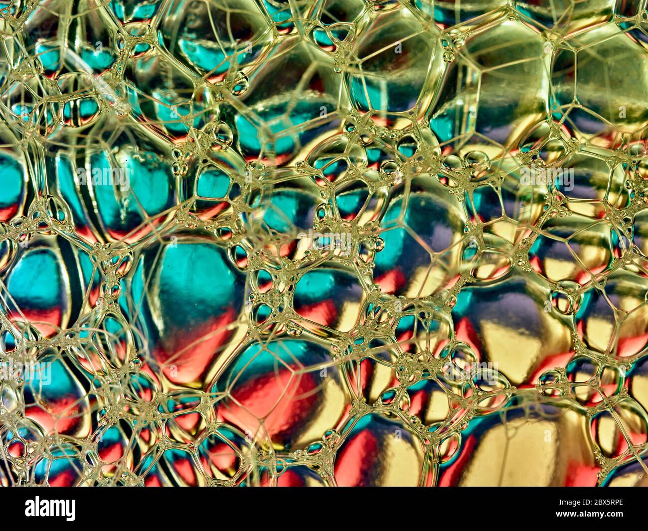 Colourful bubbles still=life symbolising the myriad patterns of human ...