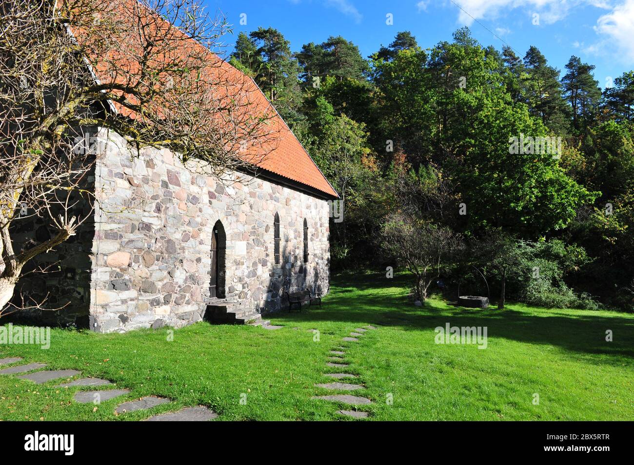 Medieval Chapel Wall Stock Photo - Alamy