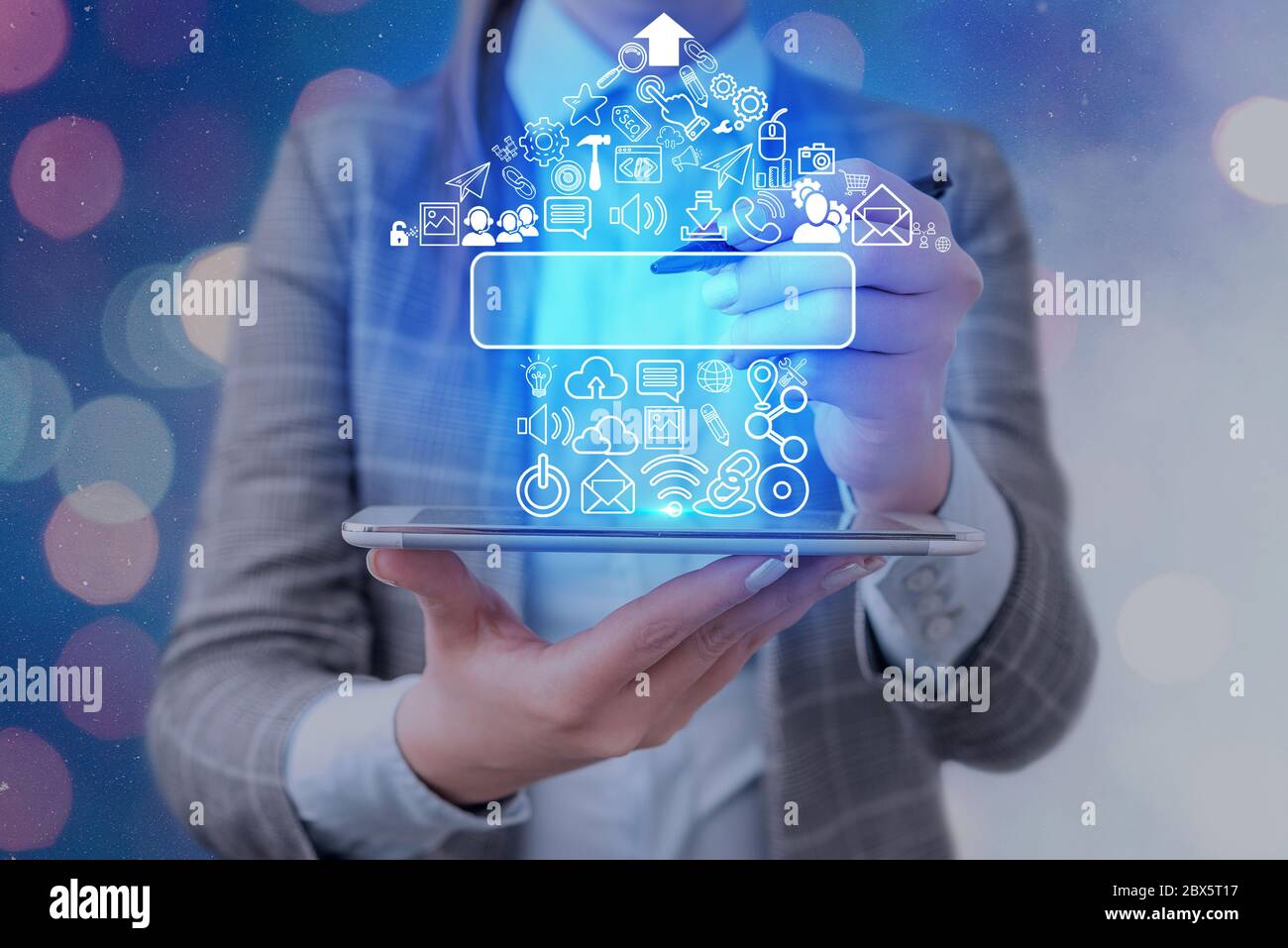 Information Digital Technology Network Connection Infographic Elements ...