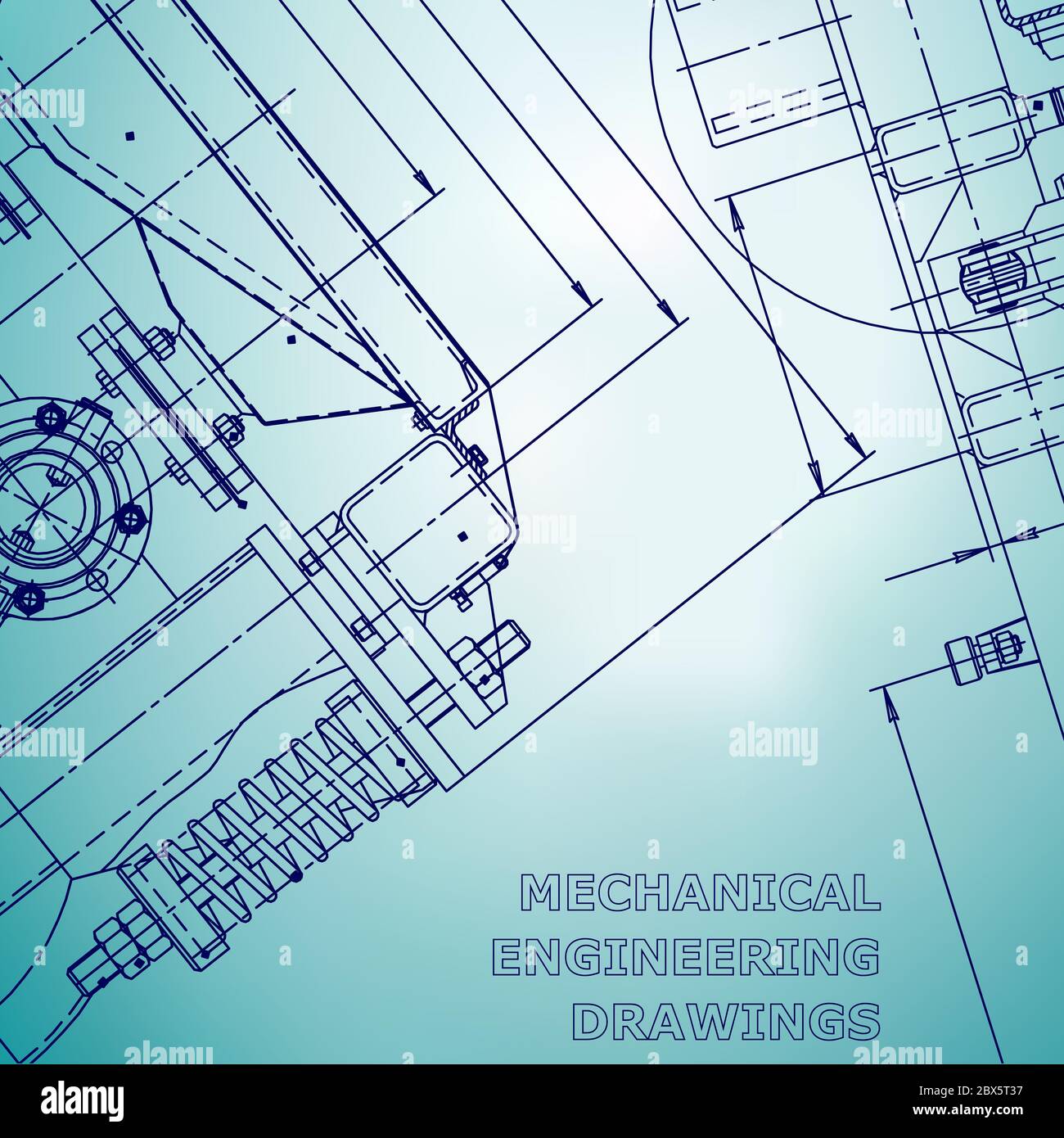 Blueprint. Vector engineering illustration. Technical illustrations ...