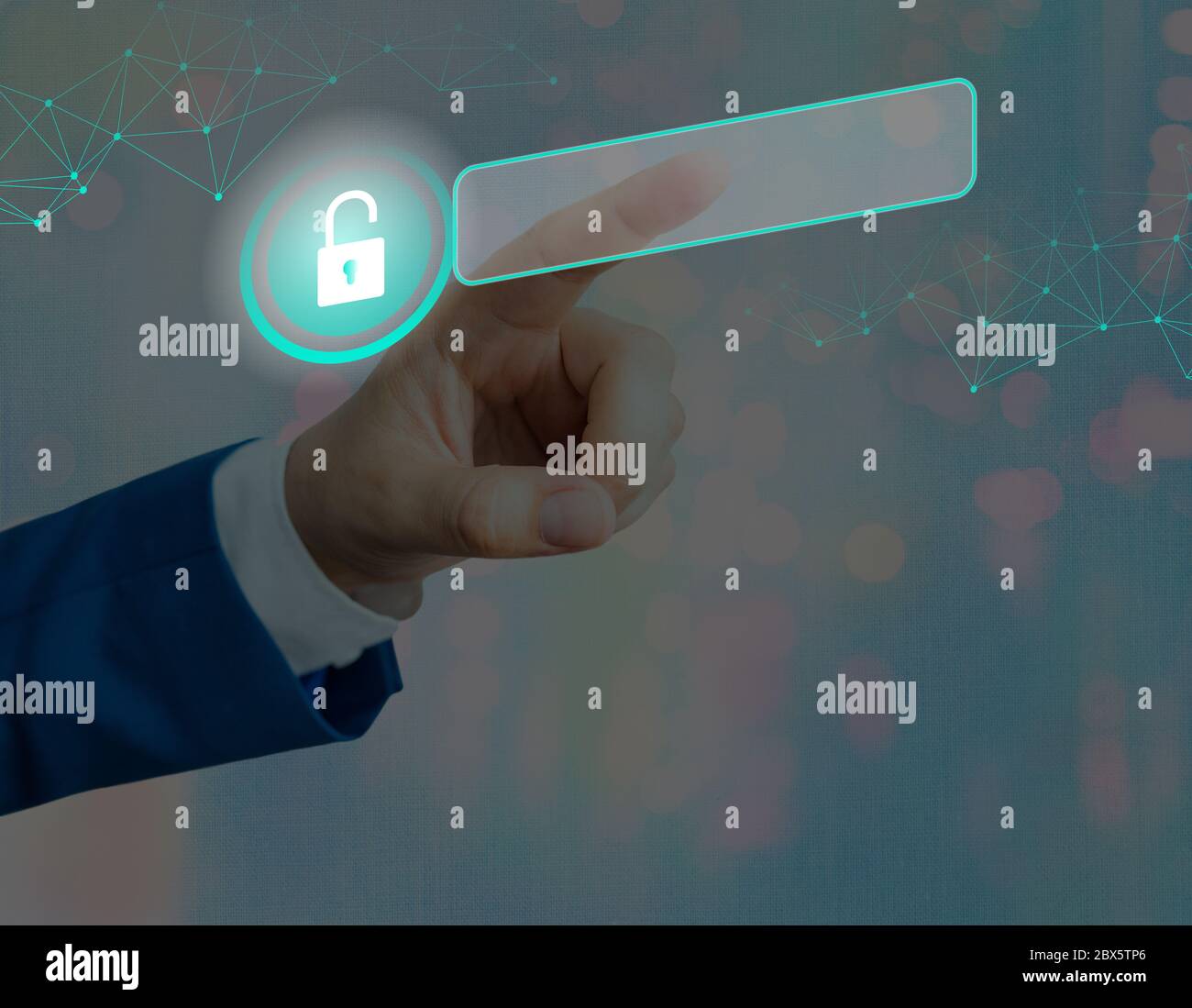 Graphics Padlock For Web Data Information Security Application System ...