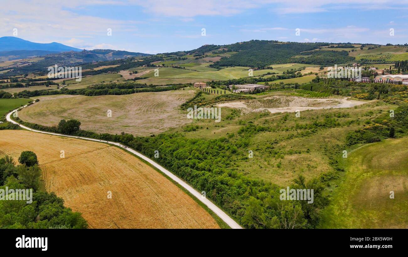 Beautiful tuscany hills hi-res stock photography and images - Alamy