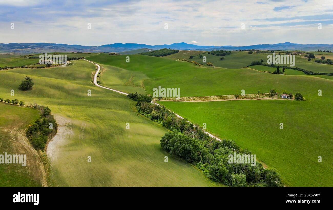 Beautiful tuscany hills hi-res stock photography and images - Alamy
