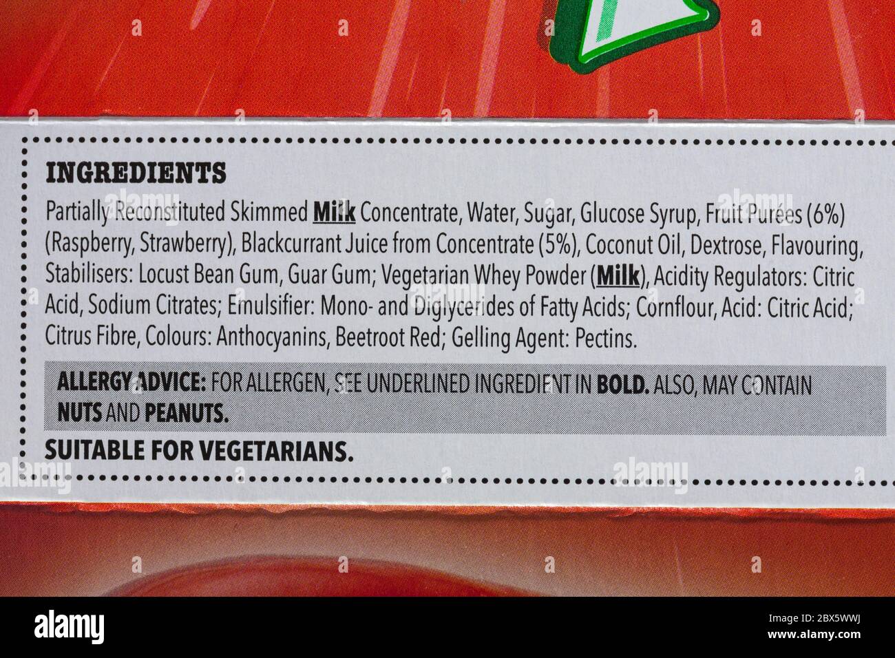 Food Ingredient Labelling High Resolution Stock Photography and Images ...