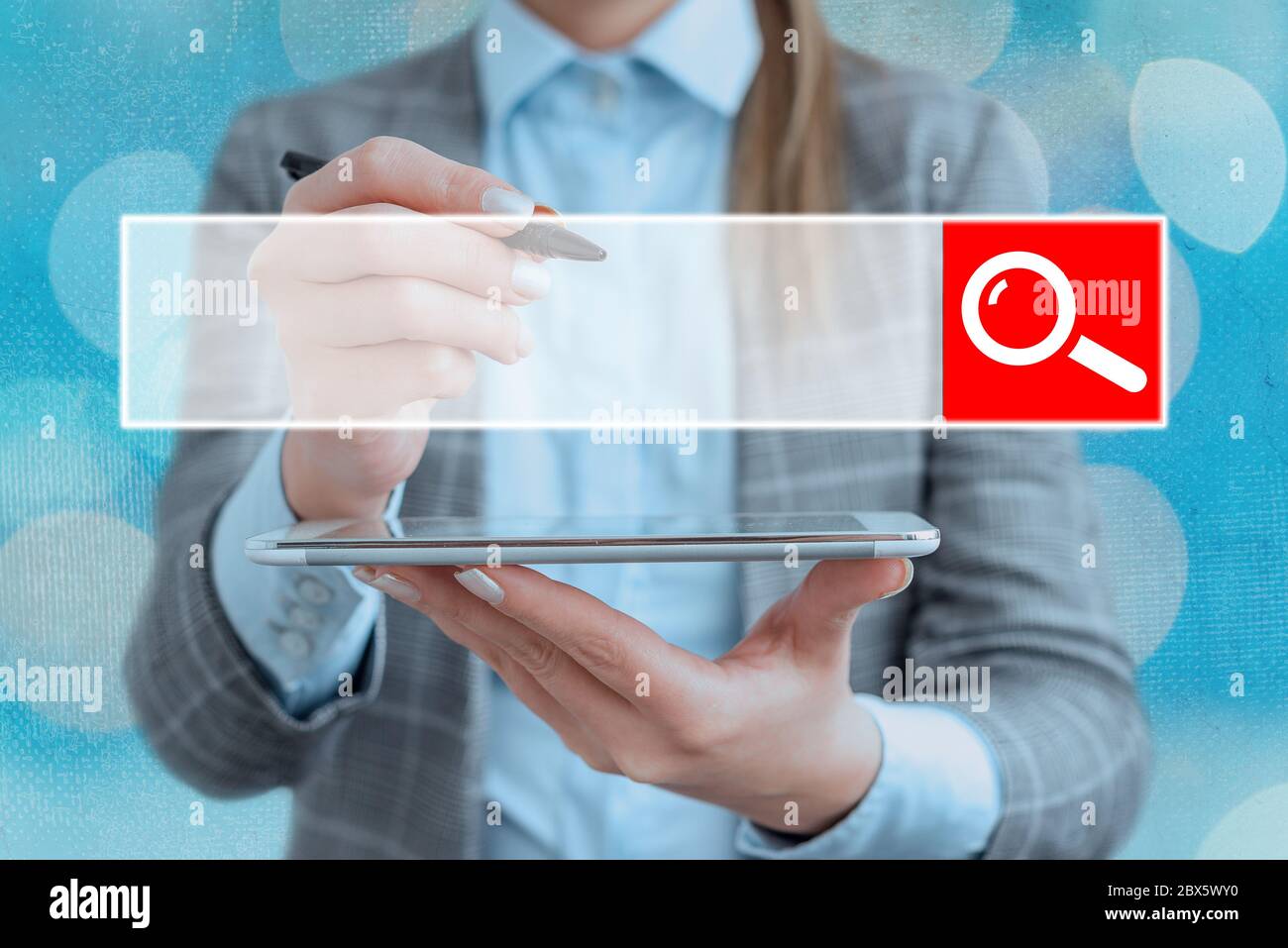 Web Search Digital Information Futuristic Technology Network Connection ...