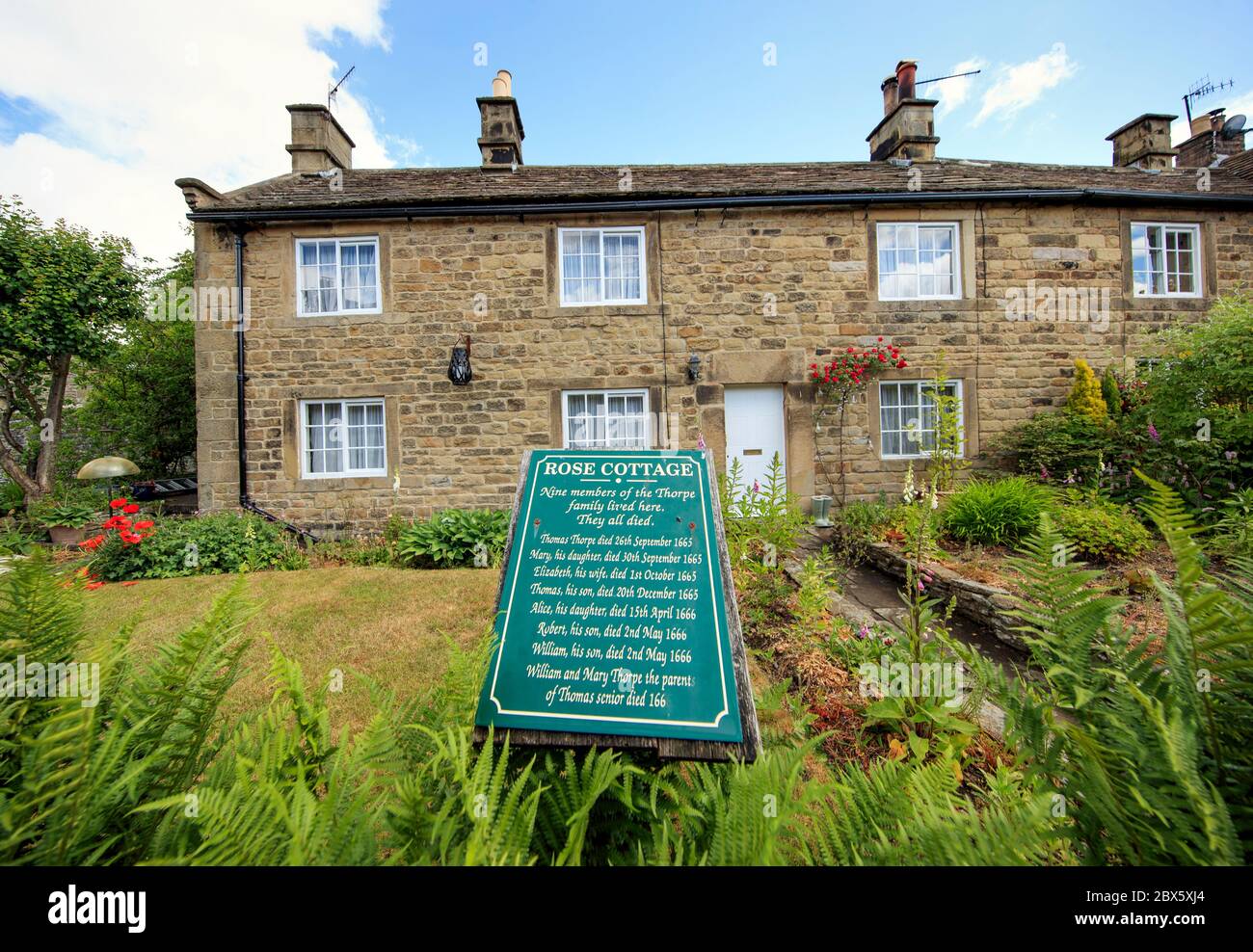 The cottage where nine members of the Thorpe family who died after ...
