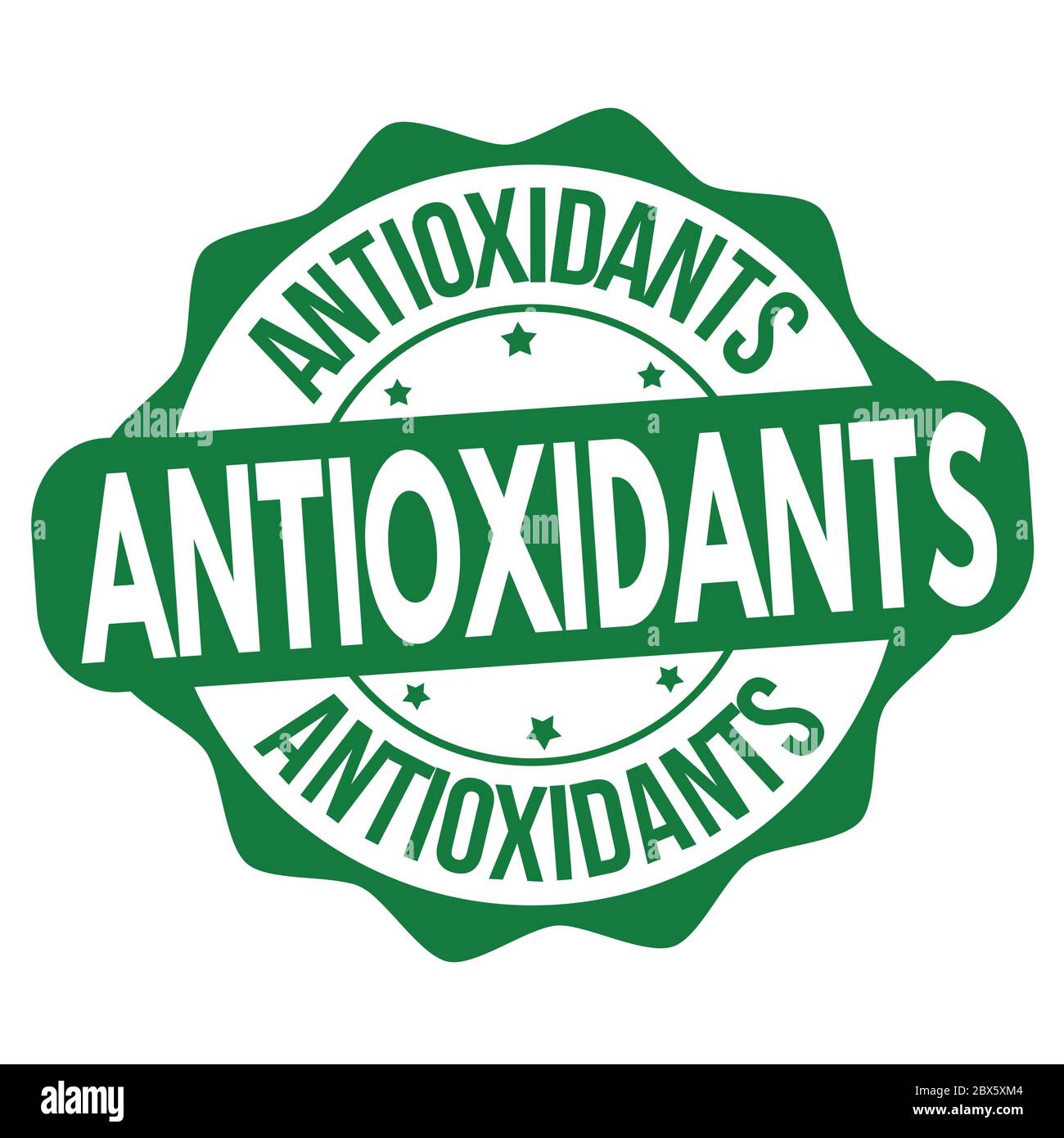 Antioxidants sign or stamp on white background, vector illustration ...