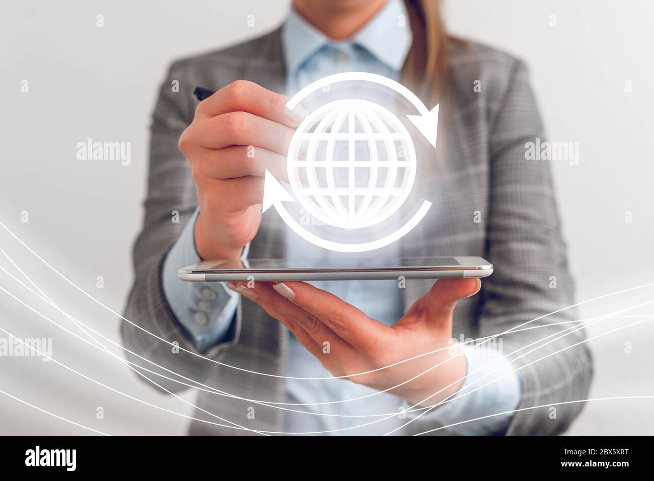 Web Search Digital Information Futuristic Technology Network Connection ...