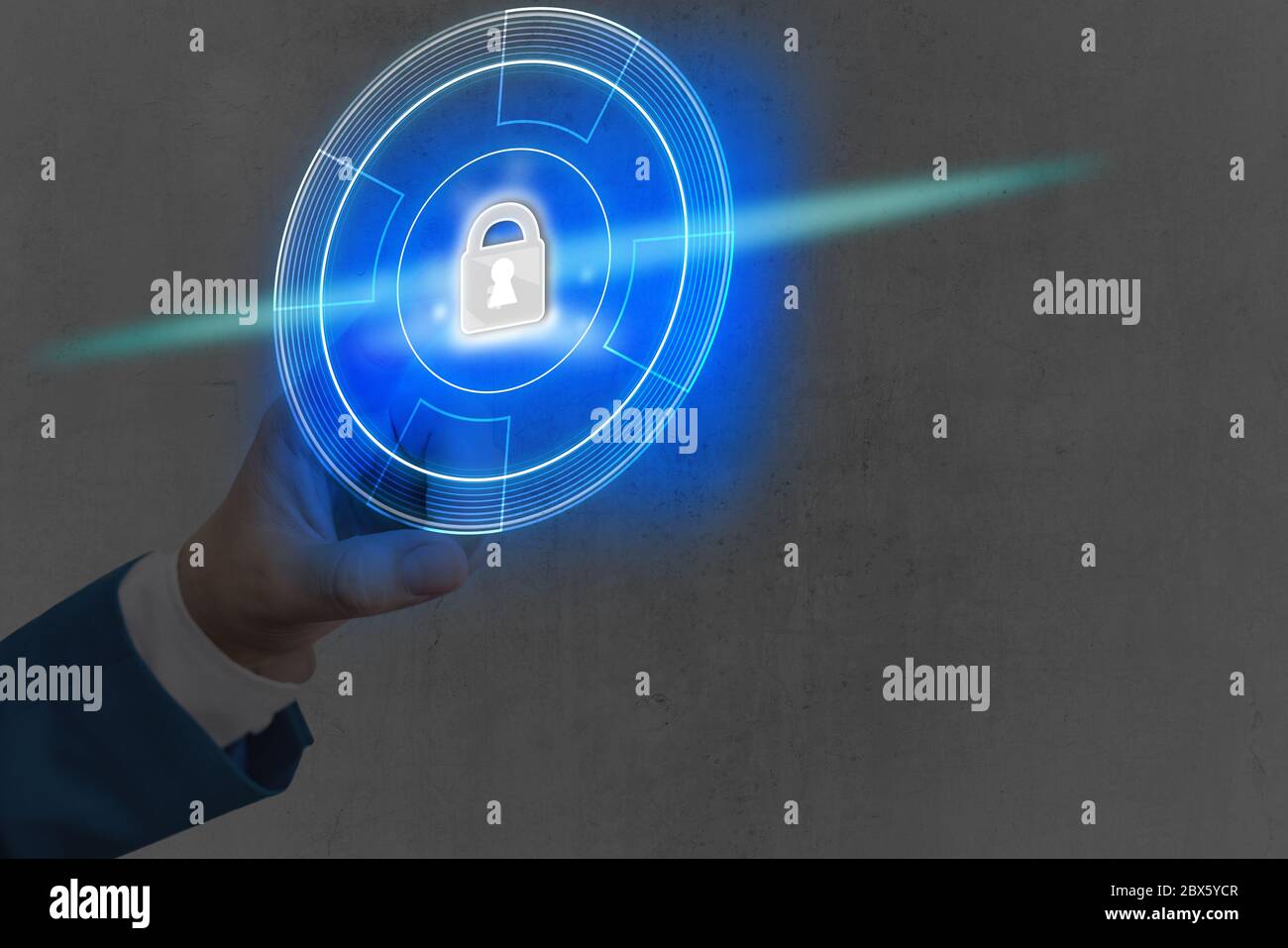 Graphics Padlock For Web Data Information Security Application System ...